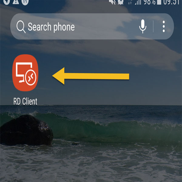 آموزش وصل شدن به سرور مجازی توسط موبایل با نرم افزار RD Client - توشن